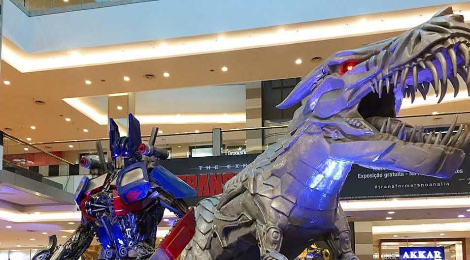 É grátis! Exposição Internacional Transformers chega ao Shopping Anália ...