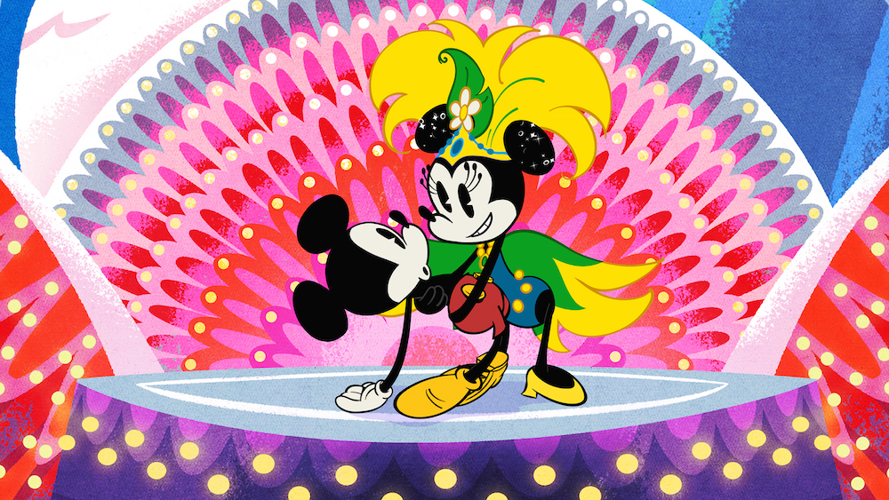 Em novo filme de curta-metragem, Mickey e Minnie curtem carnaval brasileiro