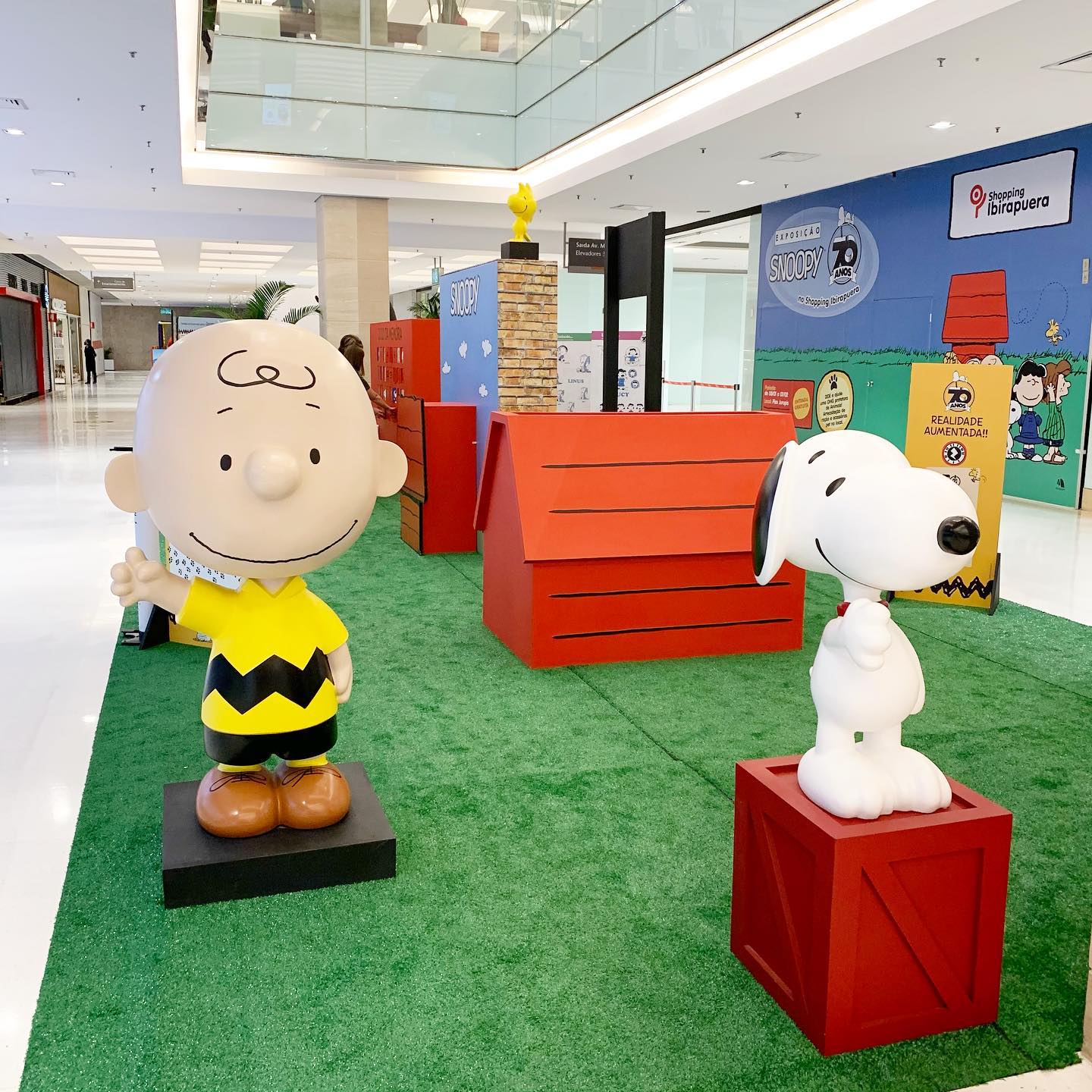 Shopping Ibirapuera recebe exposição “Snoopy 70 anos”, com esculturas ...
