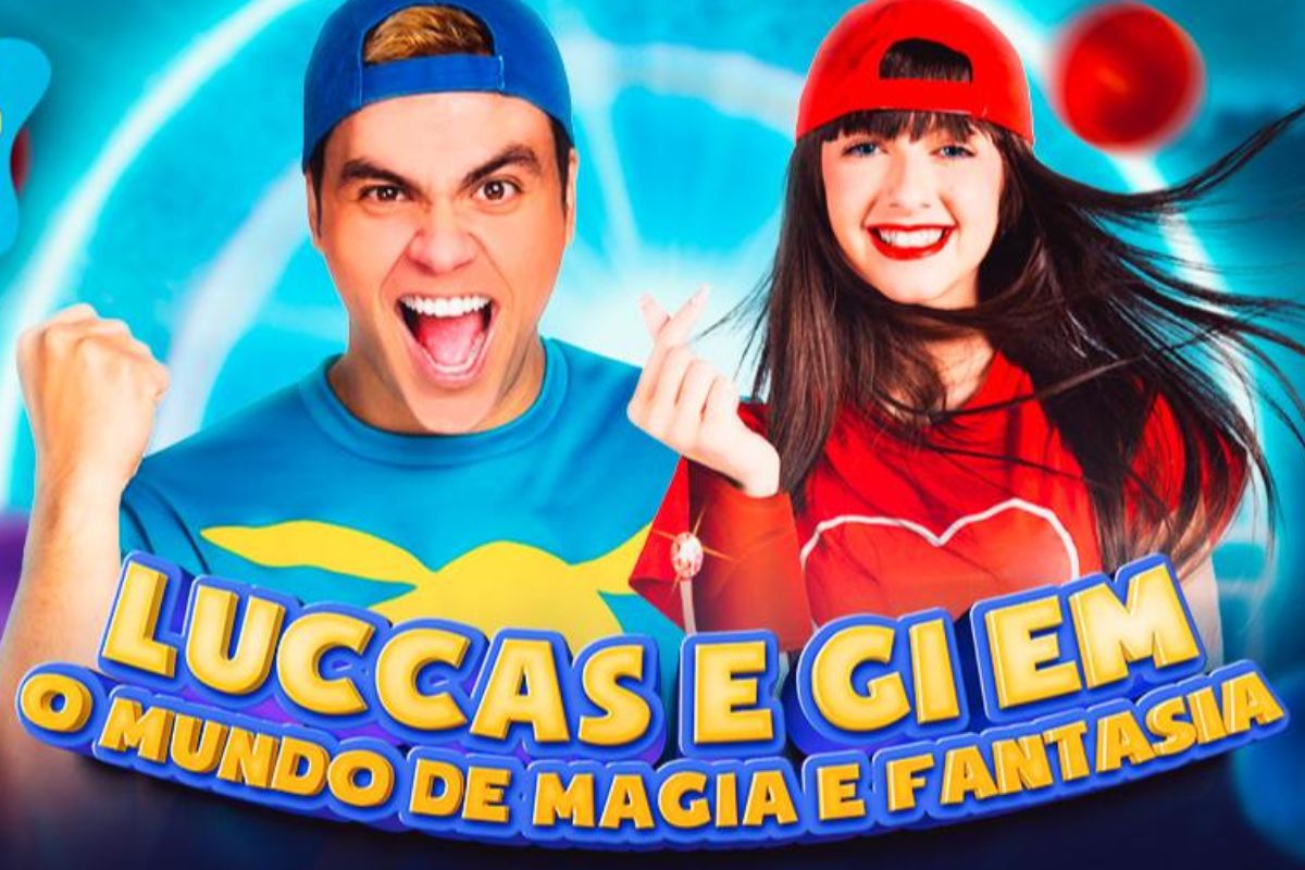 Luccas Neto & Gi levam magia ao palco do Espaço Unimed em São Paulo